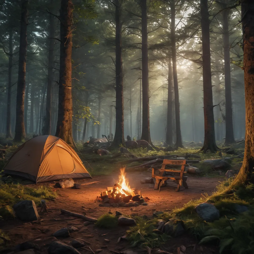 Campsites in the Woods: A Nature Lover's Guide